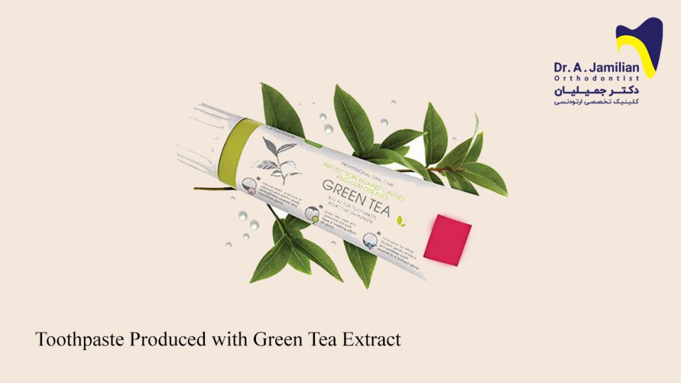Toothpaste produced with Green tea extract - Dr Jamilian